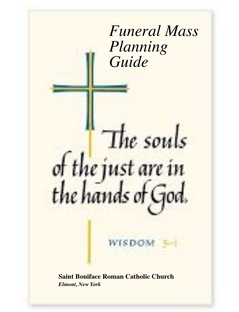 Catholic Funeral Mass Outline Funeral Order Of Service Booklet